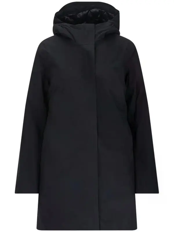 K-WAY Hooded Zipped Parka Coat