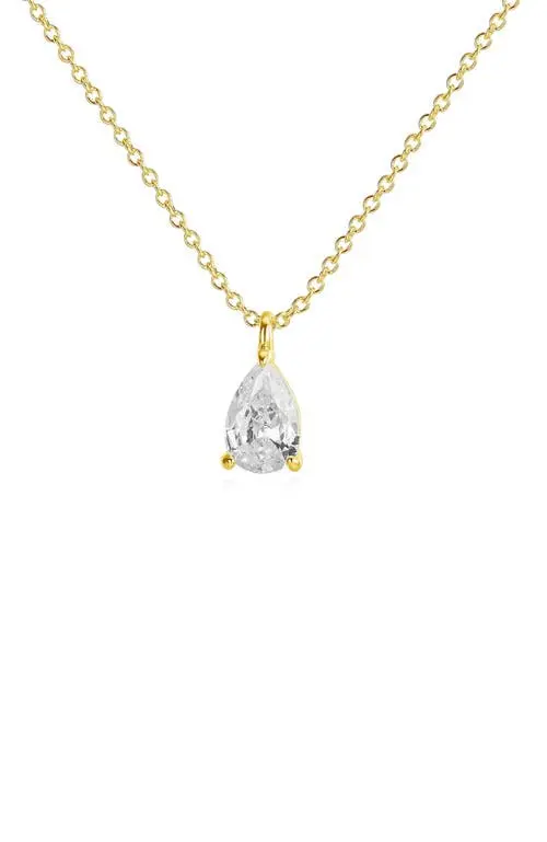 UNTAMED PETALS Elizabeth Crystal Pendant - Gold