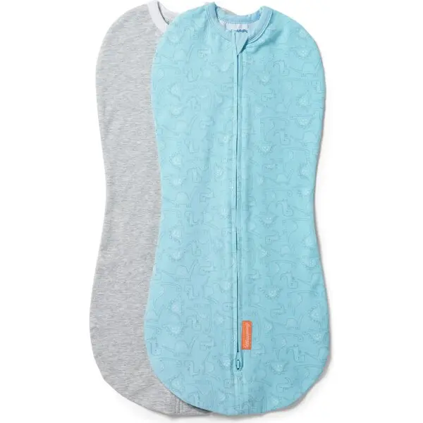 INGENUITY Swaddleme Compression Baby Swaddle Pod - Blue