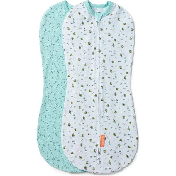 INGENUITY Swaddleme Compression Baby Swaddle Pod - Green