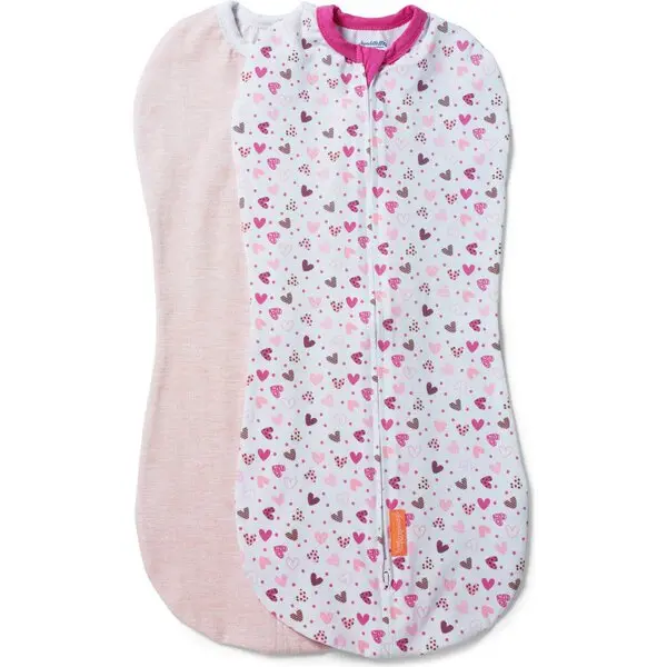 INGENUITY Swaddleme Compression Baby Swaddle Pod - I Heart You
