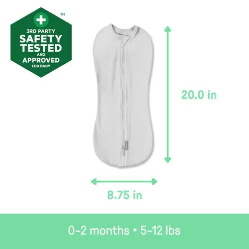 INGENUITY Swaddleme Compression Baby Swaddle Pod - I Heart You