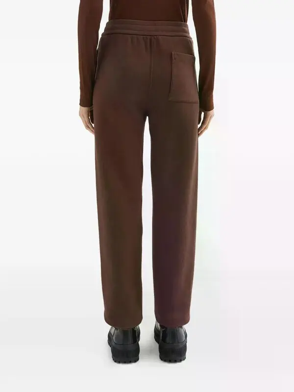 JIL SANDER Cotton Terry Track Pants - Brown