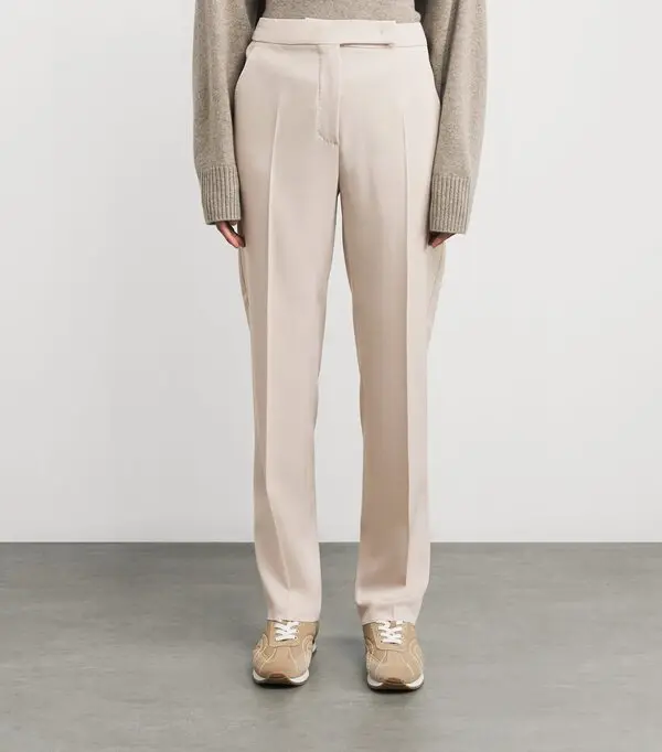 Max Mara Virgin Wool Sartoriale Straight Trousers