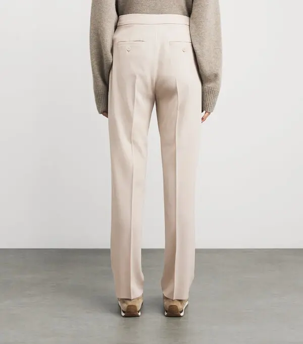 Max Mara Virgin Wool Sartoriale Straight Trousers