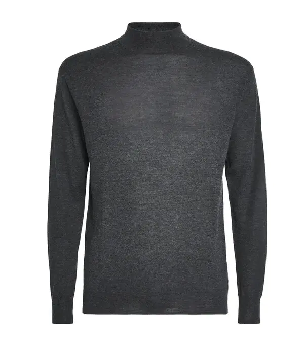 N.peal Cashmere-silk High-neck Sweater