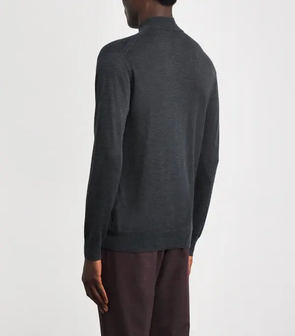 N.peal Cashmere-silk High-neck Sweater