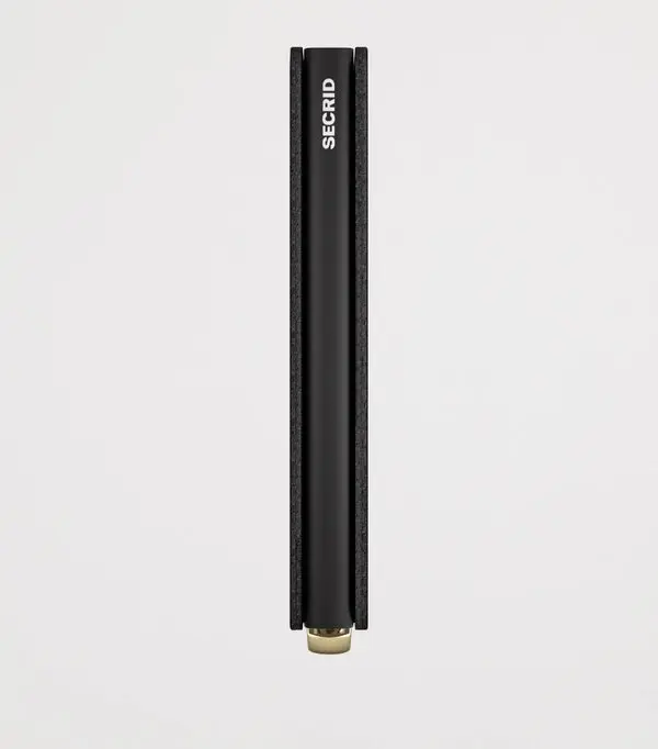 SECRID Leather Diamond-embossed Slimwallet - Black