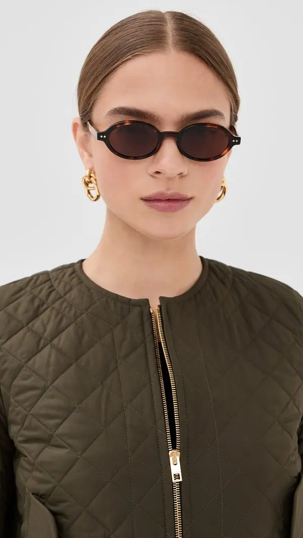 JIMMY FAIRLY Elvie Sunglasses - Brown