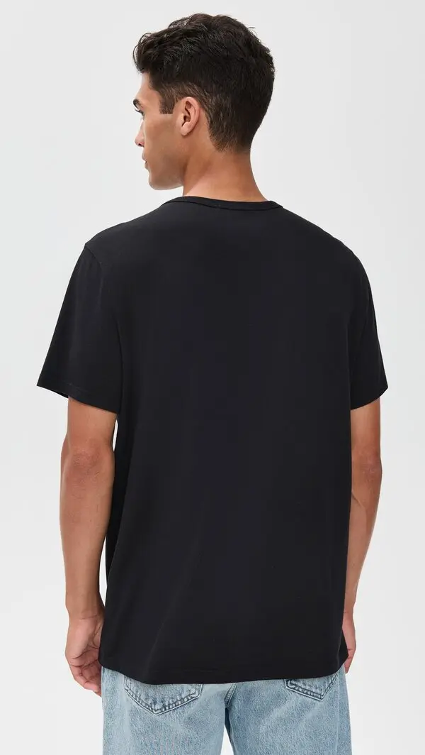 Marine Layer Signature Crew Tee - Black