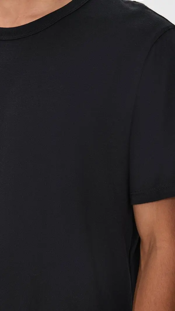 Marine Layer Signature Crew Tee - Black