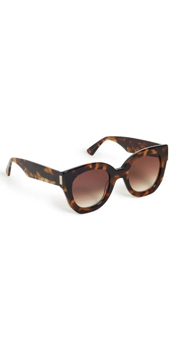 JIMMY FAIRLY Butterfly Frame Swirl Sunglasses - Brown