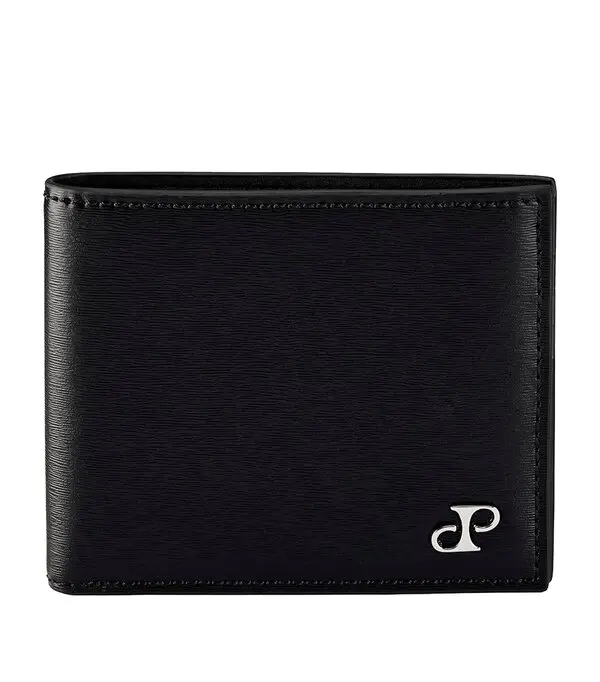 Wolf Vegan Leather Philipp Billfold Wallet - Black