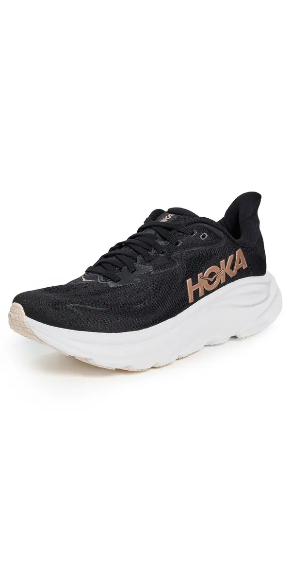 HOKA Clifton Sneakers - Black/rose Gold