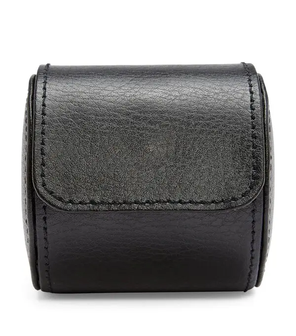 Wolf British Racing Single Watch Roll - Black