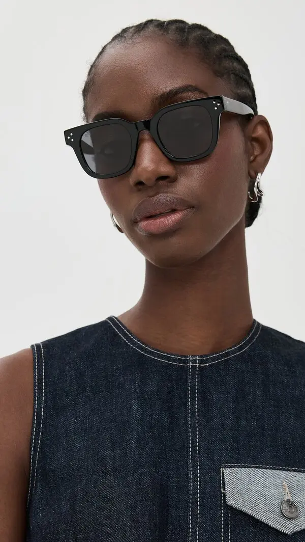 JIMMY FAIRLY Chase Square Frame Sunglasses
