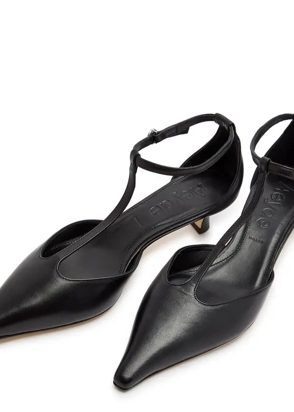 AeydĒ Liz Pointed Leather Sandals