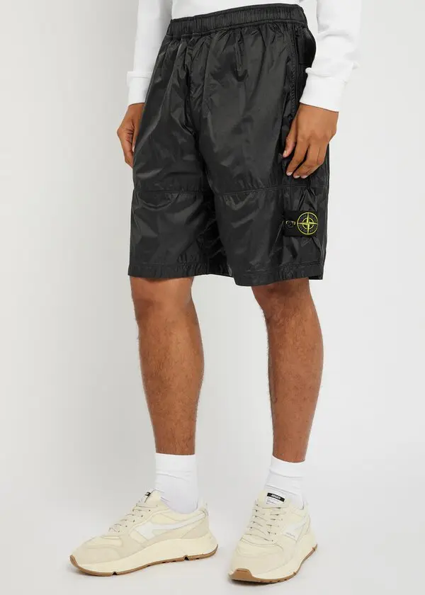Stone Island Logo Shell Shorts