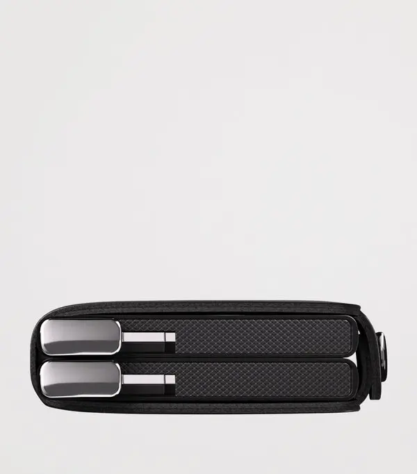 SECRID Leather Twinwallet - Black