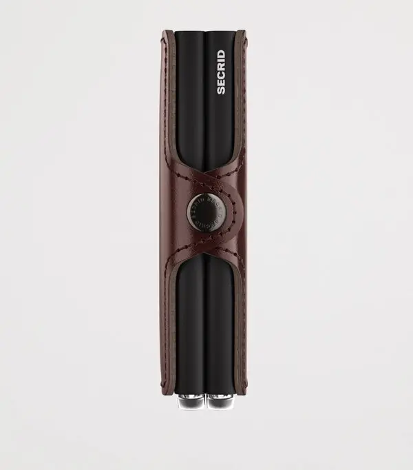 SECRID Leather Twinwallet - Brown