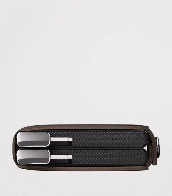 SECRID Leather Twinwallet - Brown