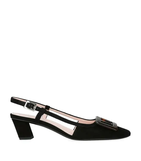 ROGER VIVIER Belle Vivier Slingback Pumps - Black