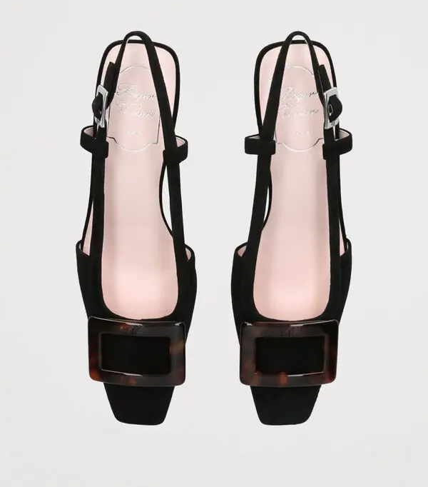ROGER VIVIER Belle Vivier Slingback Pumps - Black