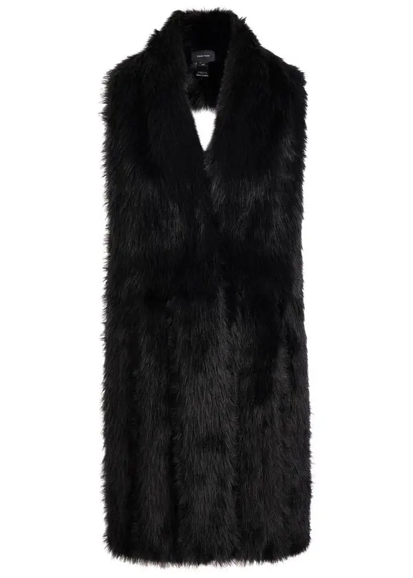 Simone Rocha Triple Split Faux Fur Scarf