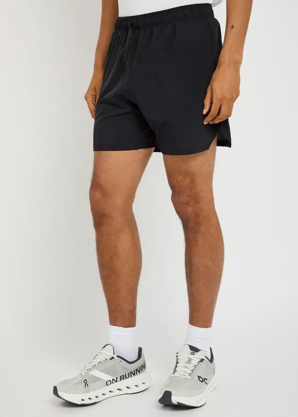 CONDITION Aero Perforated Stretch-jersey Shorts - Black