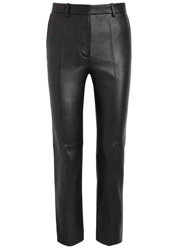 JOSEPH Coleman Leather Trousers