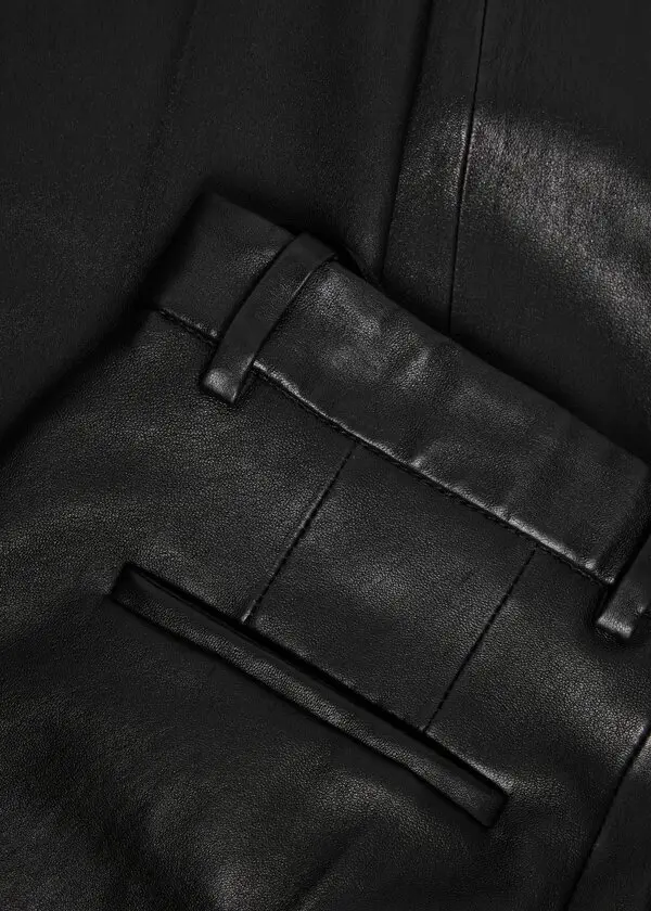 JOSEPH Coleman Leather Trousers