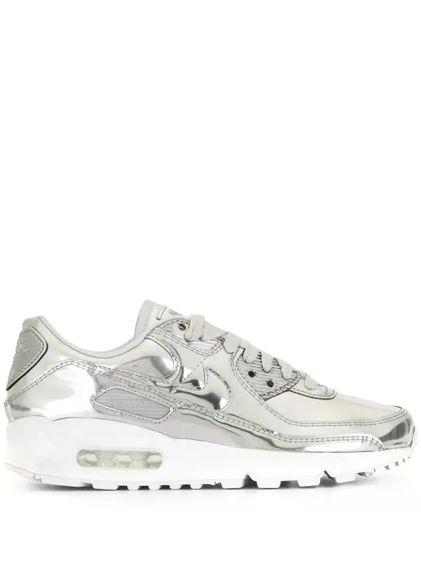 Nike Air Max 90 Metallic Pack Sneakers - Silver