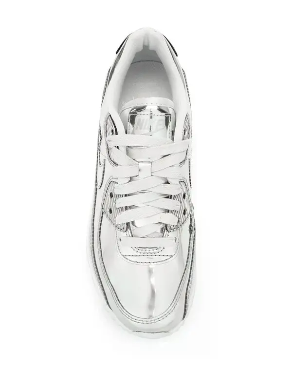 Nike Air Max 90 Metallic Pack Sneakers - Silver