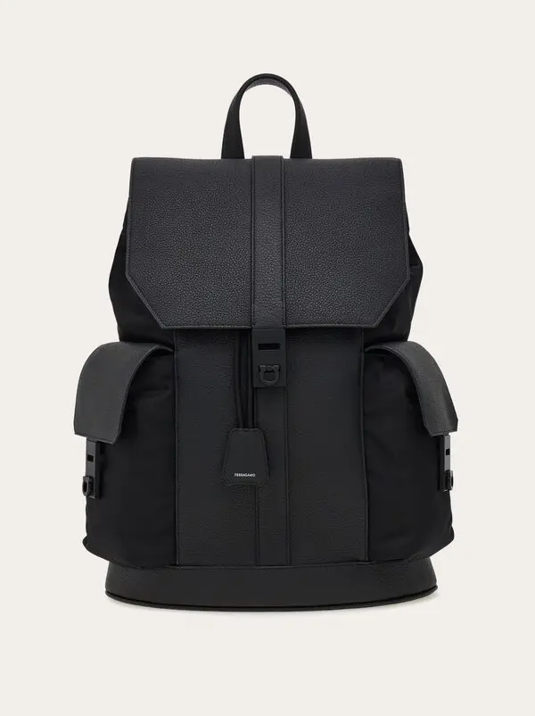 FERRAGAMO Utility Backpack - Black