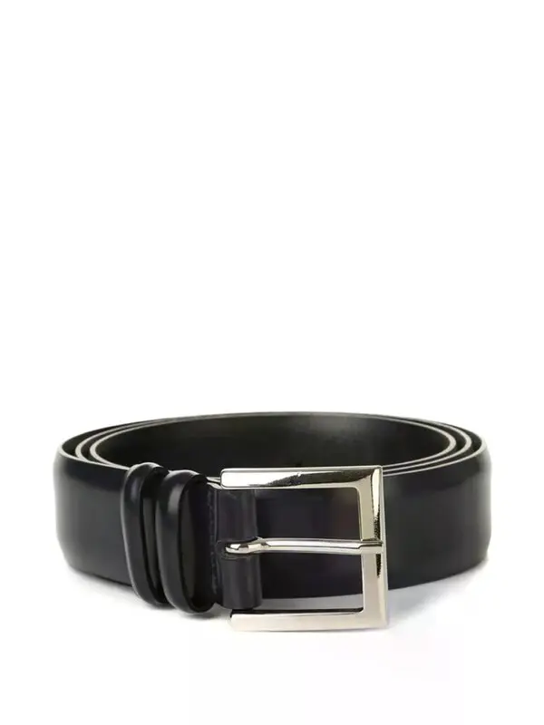 ORTIGNI Leather Belt - Blue