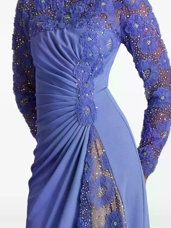 Tadashi Shoji Sequin-Embellished Dress - Purple | Editorialist