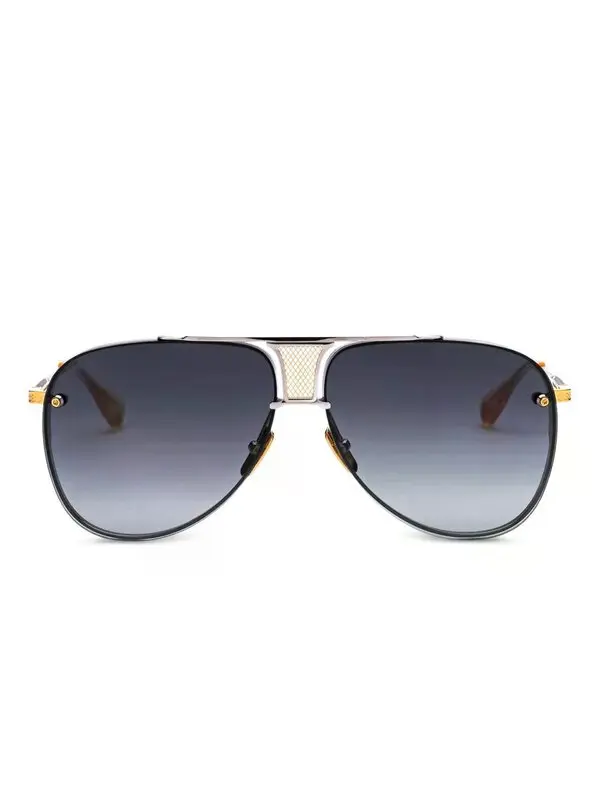 Dita Pilot-frame Sunglasses - Silver