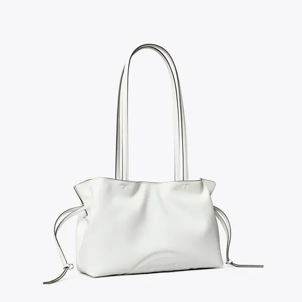 Tory Burch Small Ella Drawstring Tote - Bianco