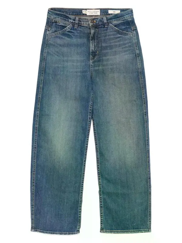 NILI LOTAN Cotton-blend Jeans - Blue