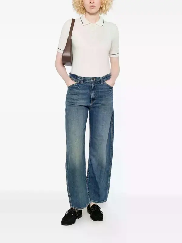 NILI LOTAN Cotton-blend Jeans - Blue