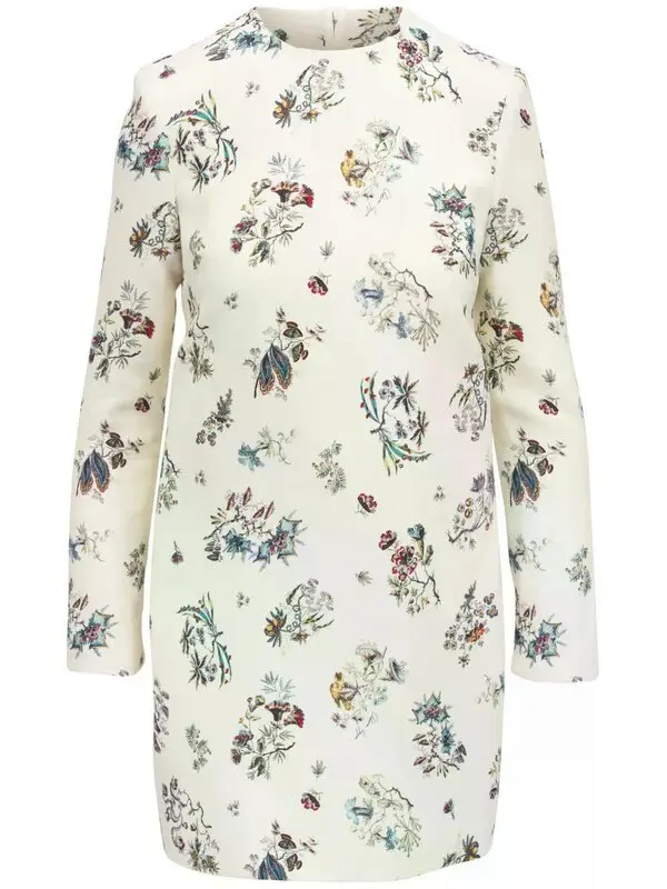 Adam Lippes Tilley Mini Dress - Neutrals