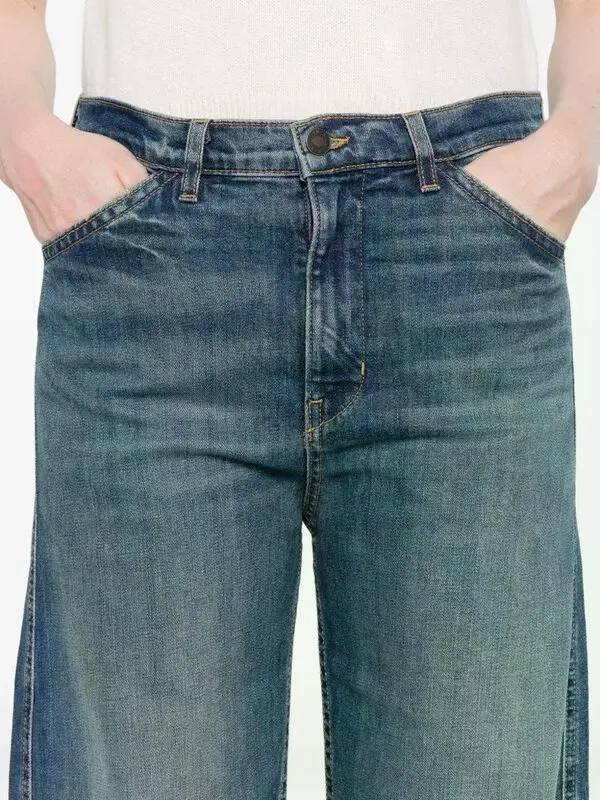 NILI LOTAN Cotton-blend Jeans - Blue