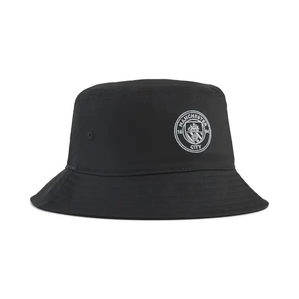 PUMA Manchester City Essentials Bucket Hat - Black