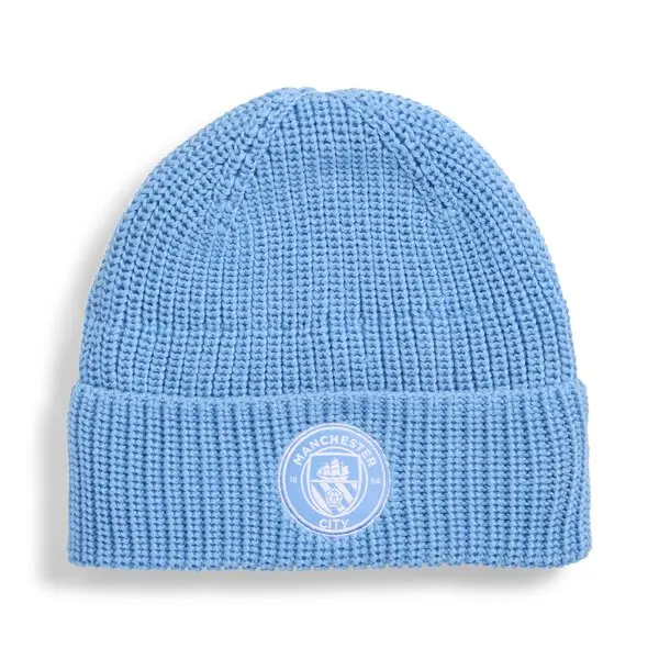 PUMA Manchester City Essentials Beanie Hat - Blue