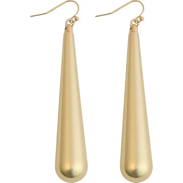 PANACEA Linear Teardrop Earrings