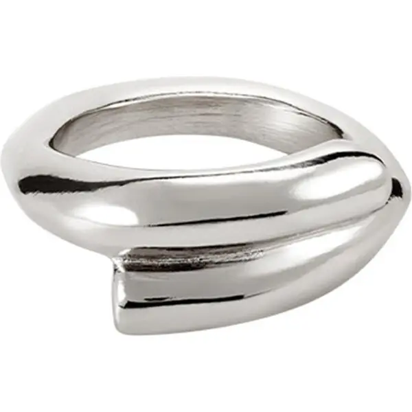 UNODE50 Closed Tube Ring - Silver