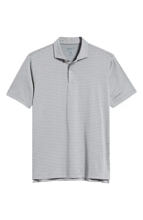 Johnnie-o Beau Stripe Performance Polo - Thunder