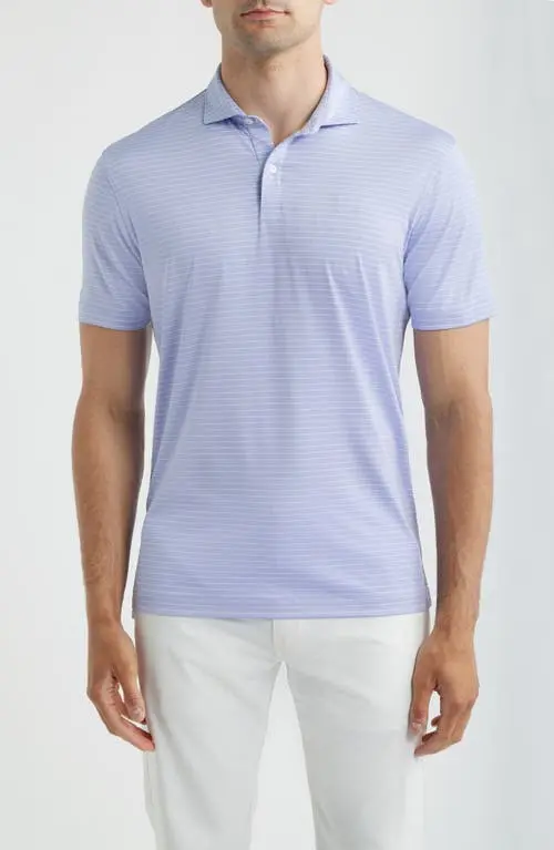 Johnnie-o Beau Stripe Performance Polo - Viola