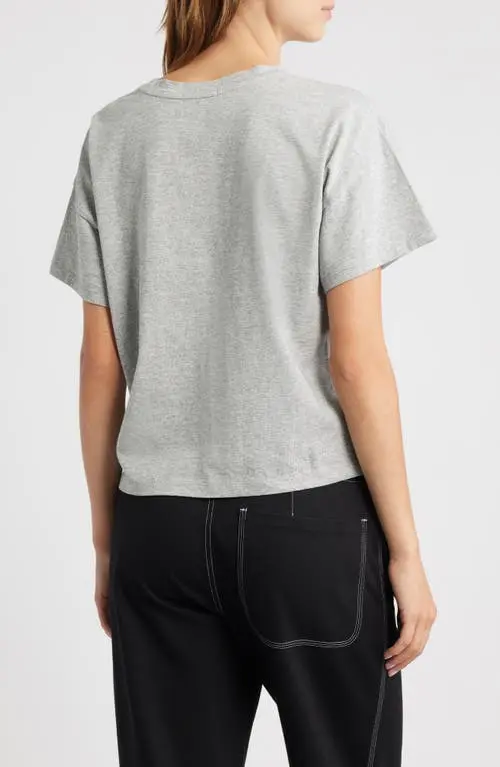 Rag & Bone Kelley Boxy Cotton Jersey T-shirt - Heather Grey
