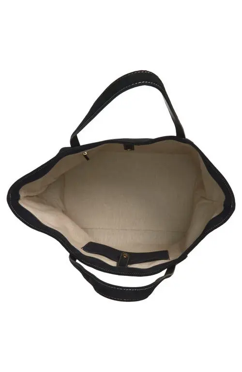 Little Liffner Mega Sprout Suede Tote - Black